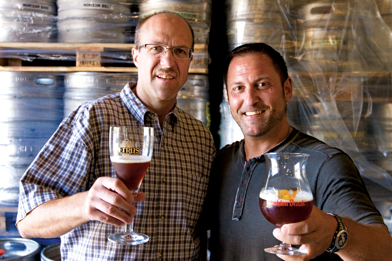 Steve Villani and Cliff Lusso of Global Beer Network - Northshore Magazine